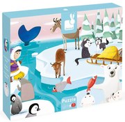 Puzzle hmatové - život na ledové kře - 20 ks