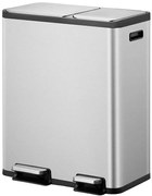 Odpadkový koš Eko Ecocasa 30+20l inox mat 912850