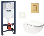 Závěsný wc set do lehkých stěn / předstěnová montáž SAT Infinitio SIKOGRSIN11SCGN0