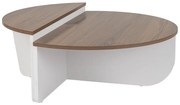 Konferenční stolek Orion Walnut White