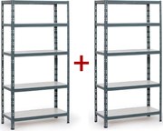 Policový regál 1+1 ZDARMA, 1790x900x400 mm, nosnost 175kg