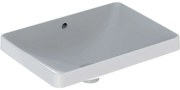 Geberit VariForm - Umyvadlo zápustné 55x40 cm, s přepadem, bílá 500.736.01.2