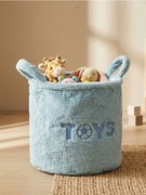 Sinsay - Úložný koš s nápisem TOYS - světle modrá