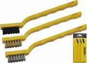 CROWNMAN Sada drátěných kartáčů 18 cm - 3 ks