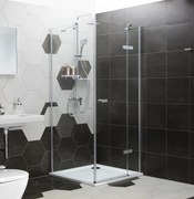 Hüppe Strike New boční zástěna ke sprchovým dveřím 90 cm SIKOKHSTENA90TCR