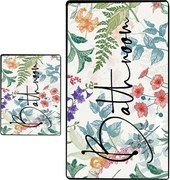 Koupelnové předložky v sadě 2 ks 60x100 cm Green In Flower – Foutastic
