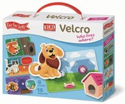 Pexi Velcro skládačky - Kdo kde bydlí?