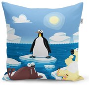 Sablio Polštář Lední zvířátka - 40x40 cm