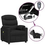 Elektrické masážní křeslo černé textil 3143505