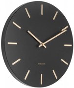 Designové nástěnné hodiny 5821bk black karlsson 30cm