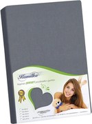 Bellatex Prostěradlo jersey Šedá 90x200 cm