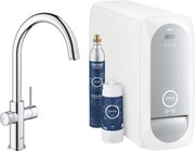 Grohe Blue Home dřezová baterie s výpustí chrom 31455001 G31455001