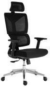 Kancelářská ergonomická židle Neoseat CALVANI XL — černá, nosnost 150 kg