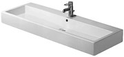 Duravit Vero - Umyvadlo 120x47 cm, s přepadem, s otvorem pro baterii, bílá 0454120000