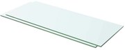 Policové desky 2 ks sklo čiré 60 x 20 cm 3051564