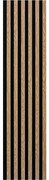 DeCori akustický 3D dub světlý, 20 x 300 x 2700 mm 0,81m2