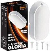 BERGE Přisazené stropní LED svítidlo 12W neutrální bílé
