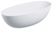 OMNIRES Shell - Volně stojící vana, 175x78 cm, matná bílá SHELL175WWBM