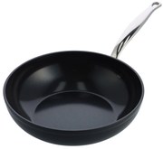 GreenPan Nepřilnavá keramická wok pánev Barcelona Pro, Ø 28 cm, černá CC005326-001