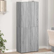Kartotéka šedá sonoma 60x32x153 cm kompozitní dřevo 3276649