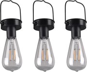 LED závěsné solární venkovní svítidlo ø 7 cm Campus – Reality