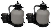 Písková filtrační čerpadla 2 ks 600 W 17 000 l/h 277090