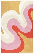 Žlutý/růžový pratelný koberec 80x150 cm Raspberry Creamsicle – Mila Home
