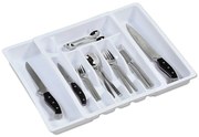 Plastový kuchyňský organizér Loft White, 50x38 cm