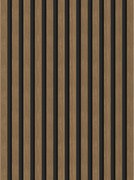 Mexen Lam-B, akustické stěnové lamely 275 × 30 cm, HDF deska 4 mm, technická dýha, ořech přírodní, S100-275307-3015-016