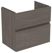 Ideal Standard Finesse - Umyvadlová skříňka, 60x38x55 cm, 2 zásuvky, Dark Elm E3379UR