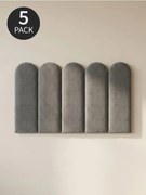 Sinsay - Čalouněné stěnové panely 5 pack - šedá