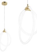 Toolight Designové LED osvětlení Ring G019-CP Gold