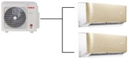Vivax Klimatizace VivaxDesign R+ gold 1+2 (2,7kW + 3,5kW) Multi-split R32