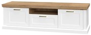 Tv Stolek Tara TV2K1F white/pacific walnut