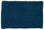 Tmavě modrá textilní koupelnová předložka 50x80 cm Covelo – Wenko