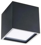 LED2 - LED Venkovní stropní svítidlo CUBE LED/12W/230V antracit IP54