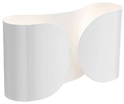 Flos F2400009 Foglio, designové nástěnné svítidlo, 2x100W E27, bílá, délka 37cm