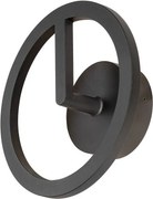 LA 1007918 Q-RING nástěnné svítidlo, 3000 K FÁZE, IP65, černá - BIG WHITE (SLV)