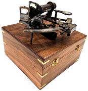 Madrid Magnificence Mosazný sextant v dřevěné krabičce NC1517