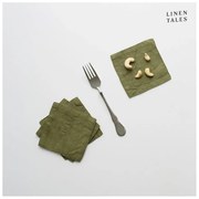 Zelené látkové podtácky v sadě 4 ks – Linen Tales