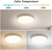 Brilagi - LED Strop. svítidlo POOL LED/36W/230V 3000/4000/6000K pr. 30 cm béžová