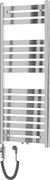 Mexen Uran, elektrické topné těleso 1200 x 500 mm, 600 W, chromová, W105-1200-500-2600-01