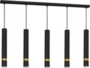 Milagro Závěsná lampa Joker Black/gold 5xGU10 Závěsná lampa 1 ks