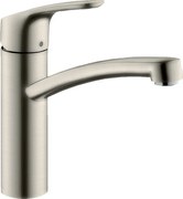 Hansgrohe Focus M41, kuchyňská páková baterie 160, 1jet, vzhled nerezu, HAN-31806800