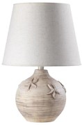 ONLI - Stolní lampa MARINA 1xE27/22W/230V béžová/ bílá 60 cm