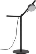 Černá kovová LED stmívatelná stolní lampa (výška 61,5 cm) Orey – Kave Home