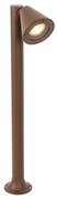 Moderní venkovní sloupkový svítidlo rezavě hnědý 60 cm IP44 nastavitelný - Ciara