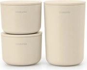 Brabantia ReNew Sada 3 nádob Soft Beige