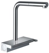 Hansgrohe Aquno Select M81, páková kuchyňská baterie 250, vytahovatelný výtok, 2jet, chromová, HAN-73836000
