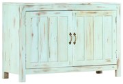 Příborník světle modrý 110x35x70 cm masivní mangovníkové dřevo 247763